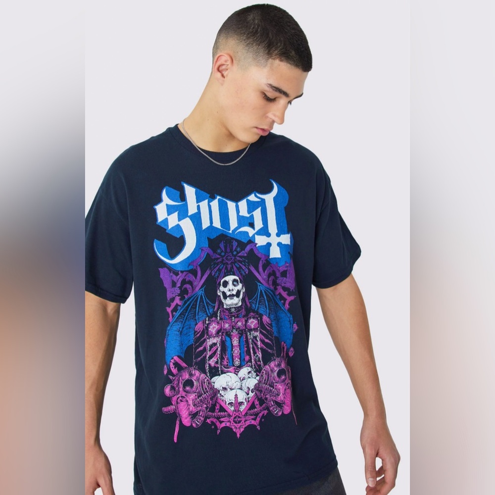 Hot Topic Ghost Band Papa Emeritus Iv Bat Wings T Shi… - Gem